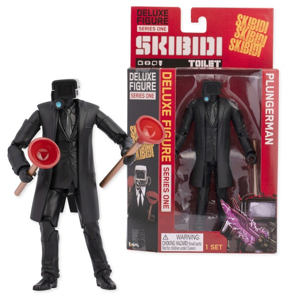 Skibidi Toilet Deluxe Action Figure Plungerman – JAC Stores IOM