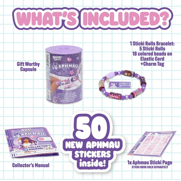 Sticki Rolls Aphmau Sticki Band Mystery Capsule – JAC Stores IOM